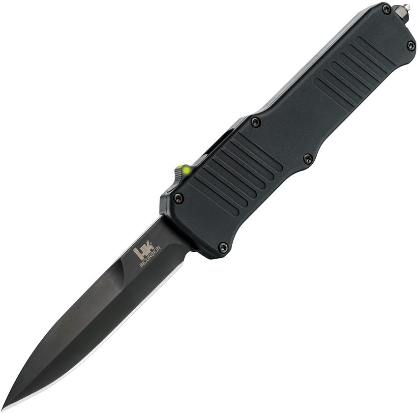 Heckler & Koch Automatic Hk Incursion Knife OTF Black Aluminum 154CM S ...