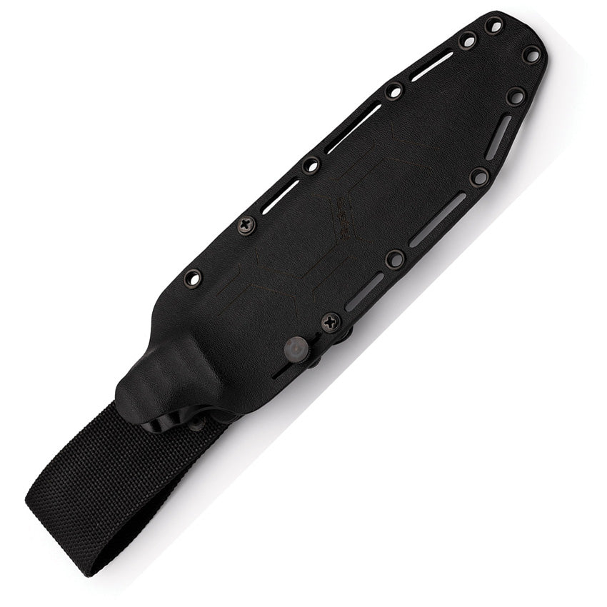 Hydra Knives Stygian Black G10 Bohler N690Co Fixed Blade Knife w/ Shea ...
