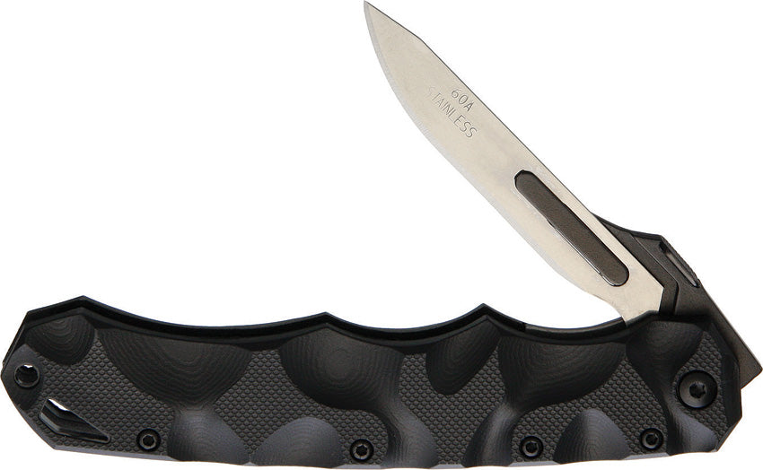 Havalon Piranta Black Stag Folding Pocket Knife 70218 – Atlantic Knife ...