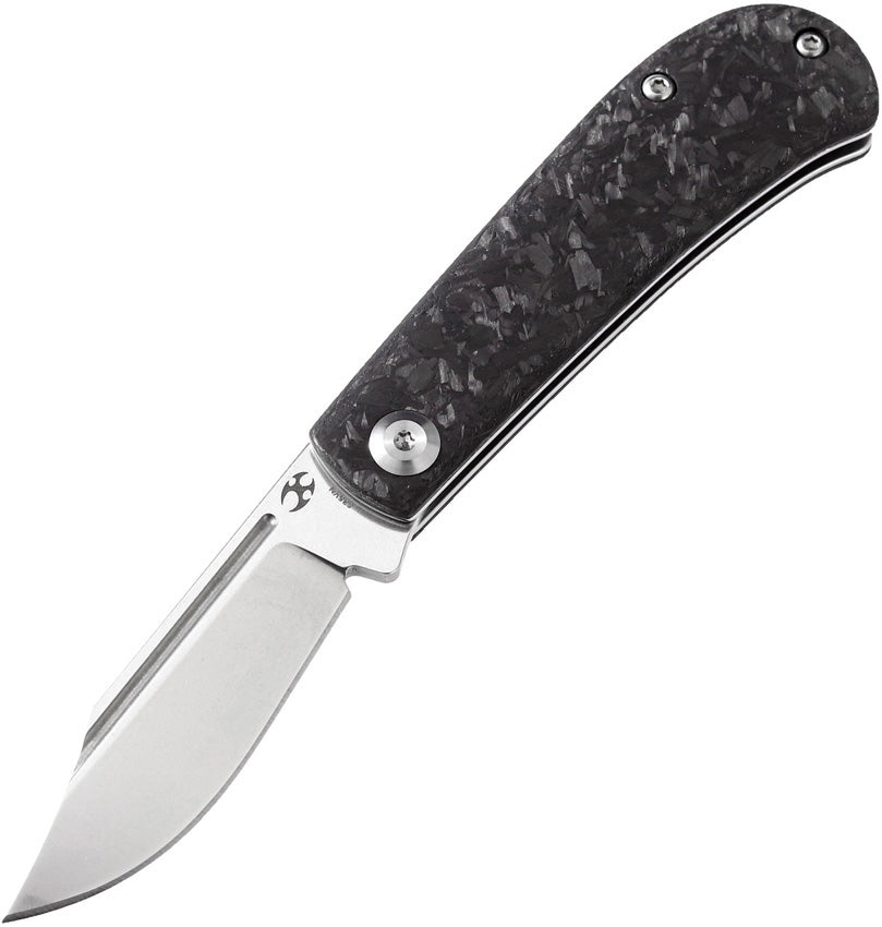 Kansept Knives Bevy Slip Joint Carbon Fiber Folding S35VN Stainless Kn ...