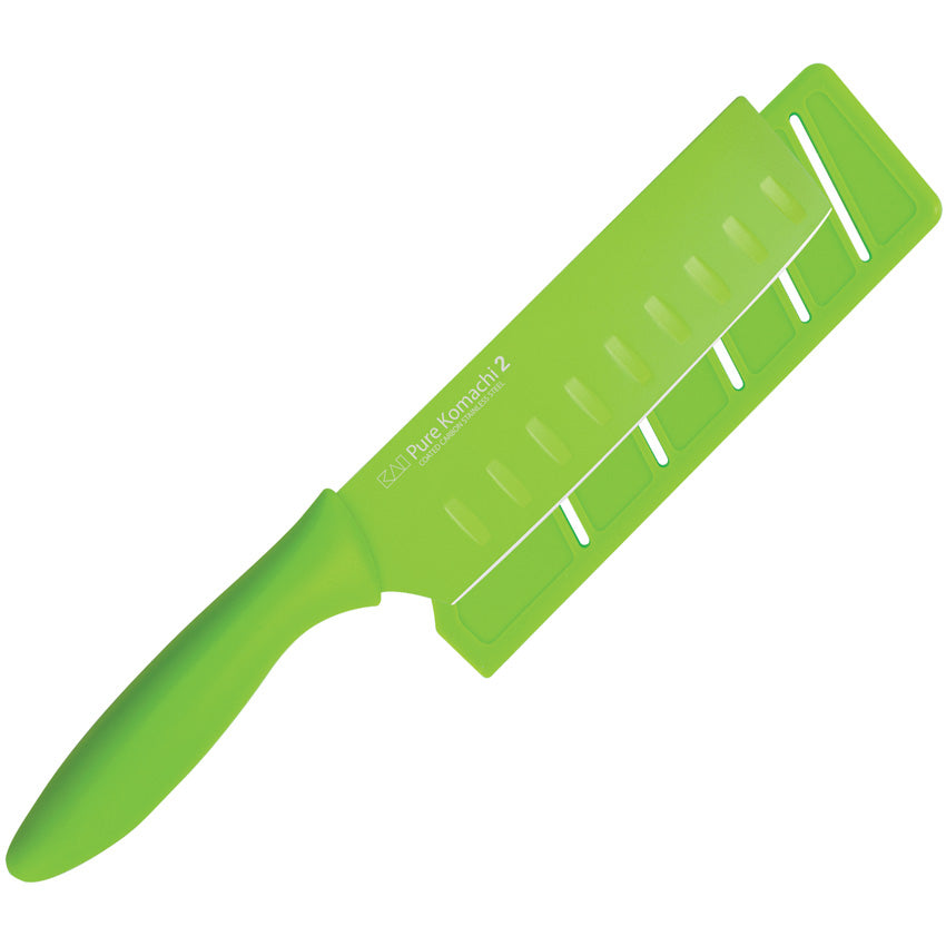 Kai USA Komachi 2 Series Nakiri Lime Stainless Steel Kitchen Knife 507 ...