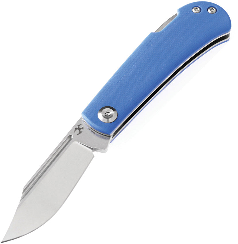 Kansept Knives Wedge Lockback Blue G10 Folding 154CM Pocket Knife 2026 ...