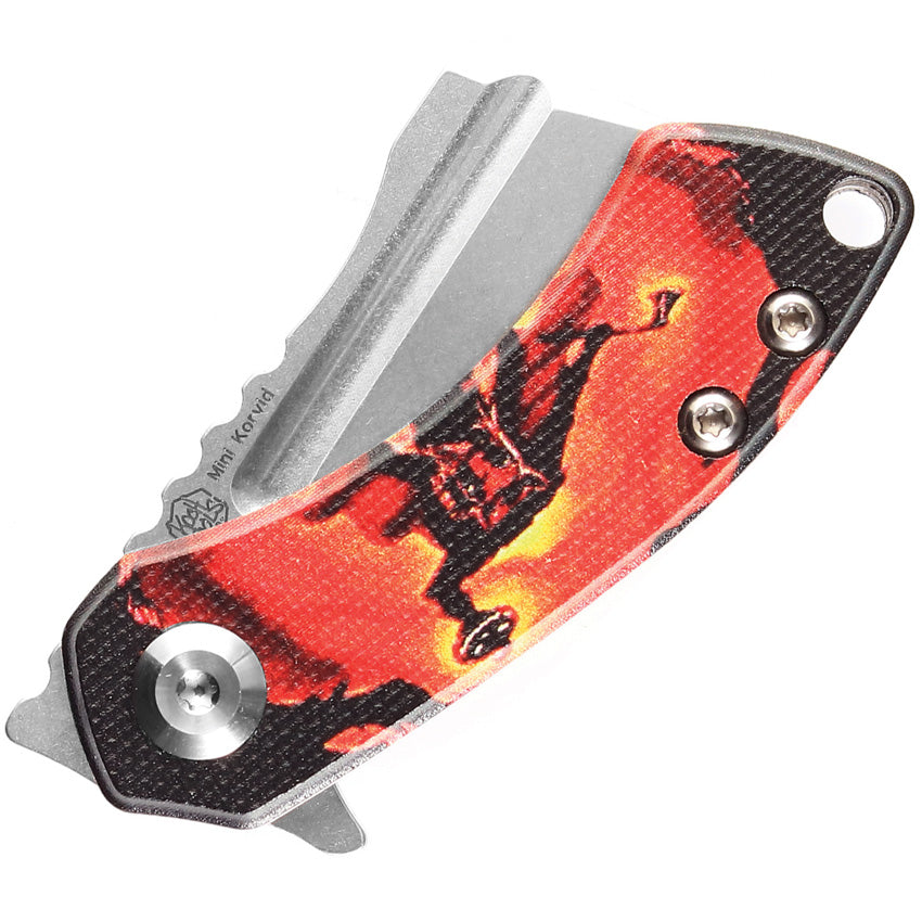 Kansept Mini Korvid 154CM Folding Knife | Atlantic Knife – Atlantic ...