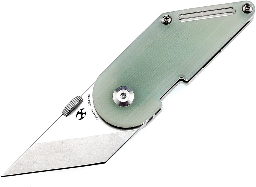 Kansept Knives Dash Linerlock Jade G10 Folding 154CM Pocket Knife T304 ...