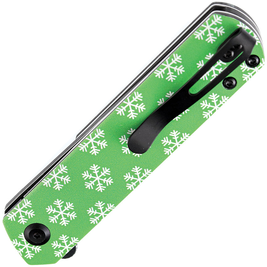 Kansept Knives Foosa Green Snowflake Linerlock Folding Knife 2020t5 ...