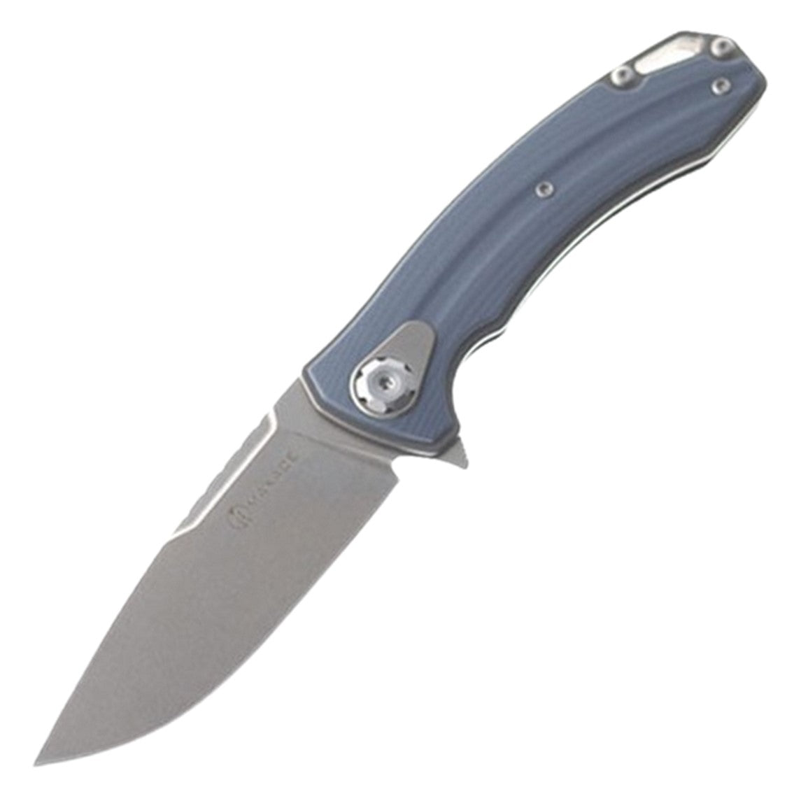 Maxace Balance M Pocket Knife Linerlock Gray G10 Folding M390 Blade MB ...