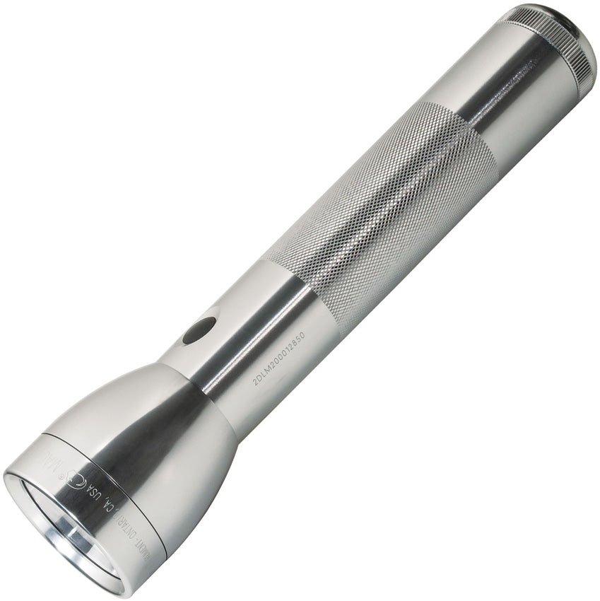 Mag-Lite 2D Cell Silver Smooth 10" Water Resistant Flashlight 51011 ...