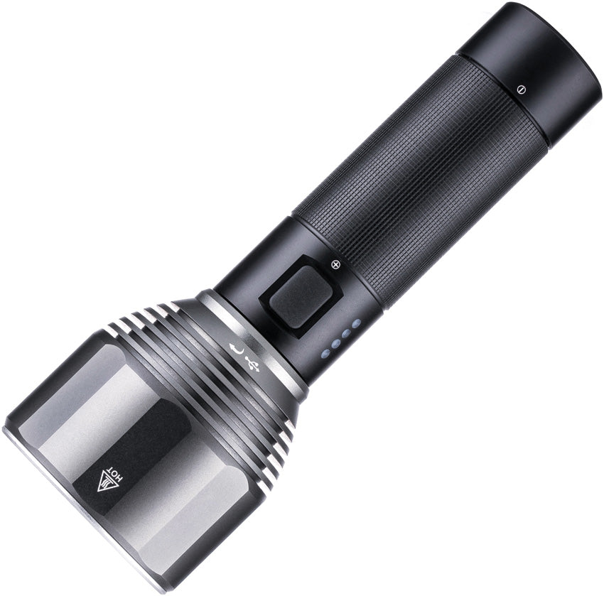 Nextorch E30 Black Aluminum Water Resistant Rechargeable Flashlight E3 ...
