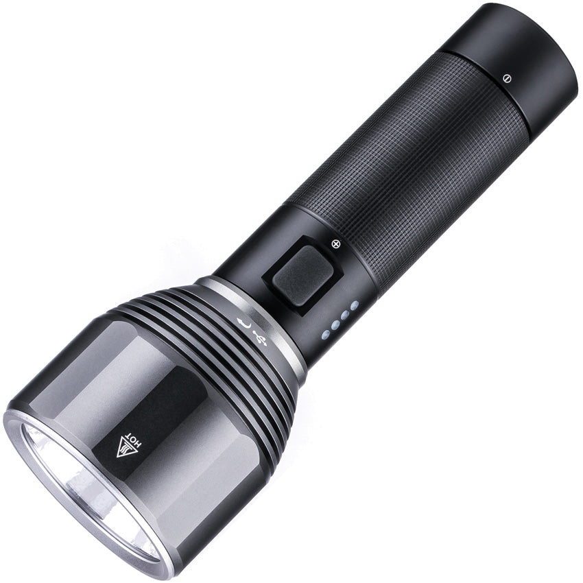 Nextorch E30 Black Aluminum Water Resistant Rechargeable Flashlight E3 ...