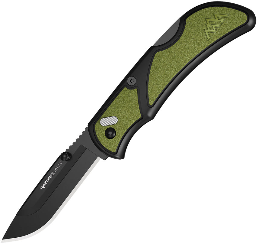 Outdoor Edge Razor EDC Lite Lockback OD Green Folding 420J2 Pocket Kni ...