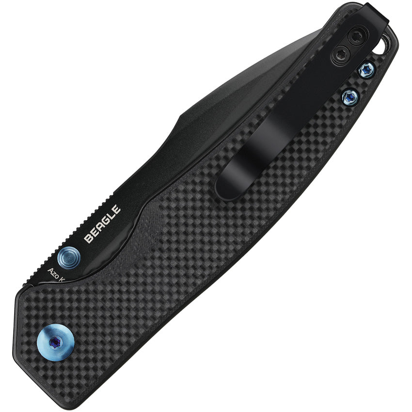 Oknife Beagle Pocket Knife Linerlock Black G10 Folding 154CM Harpoon B ...