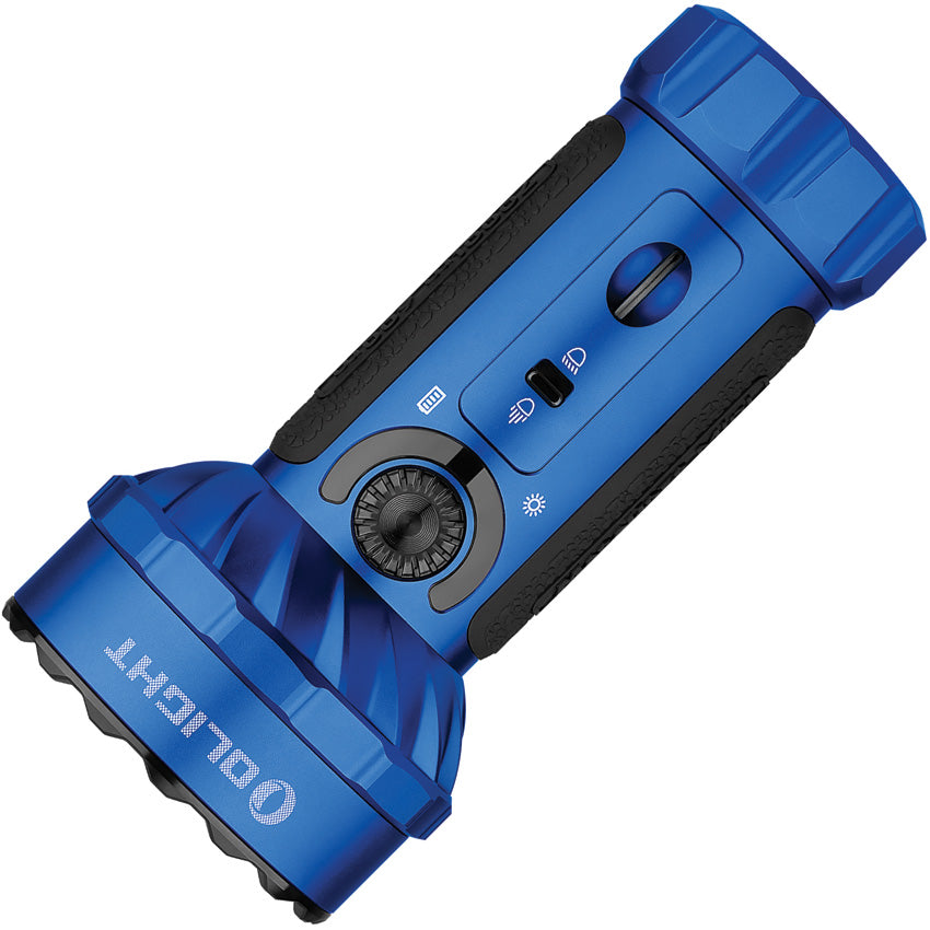 Olight Marauder Mini Blue Smooth Aluminum Water Resistant Flashlight M ...