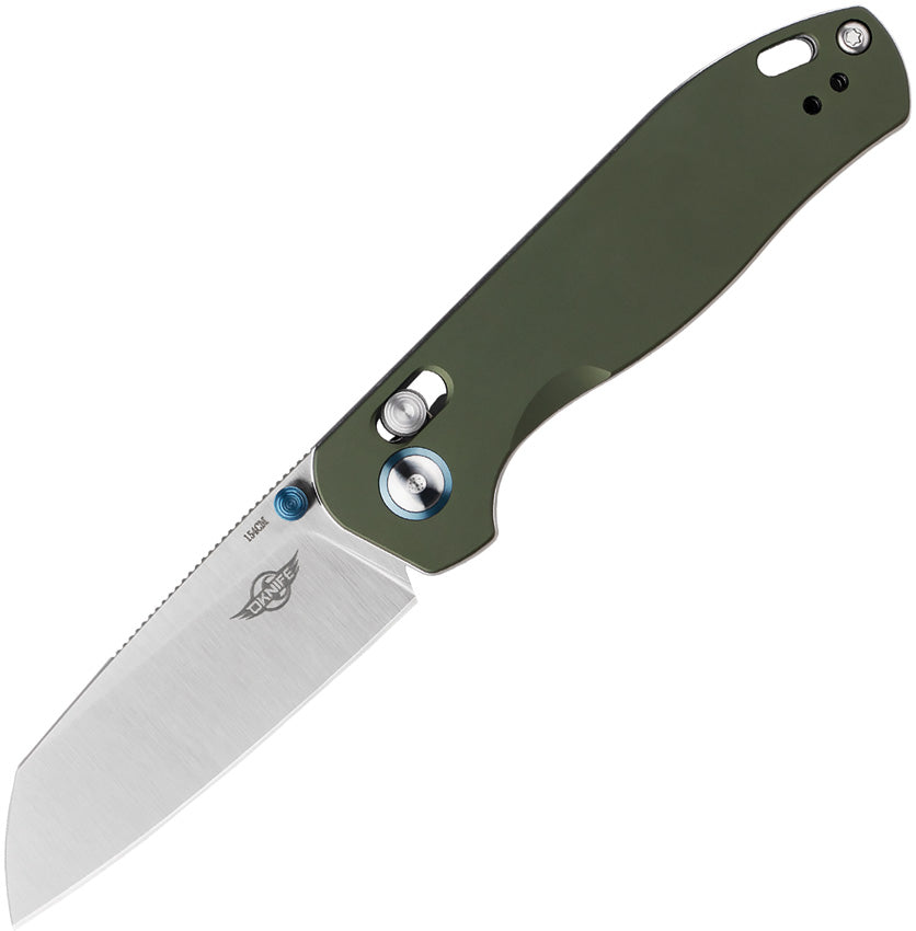 Oknife Rubato 2 Rail Lock OD Green Aluminum Folding 154CM Pocket Knife ...