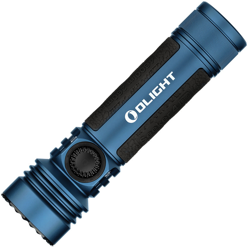 Olight Seeker 4 Pro Midnight Blue Aluminum Water Resistant Flashlight ...