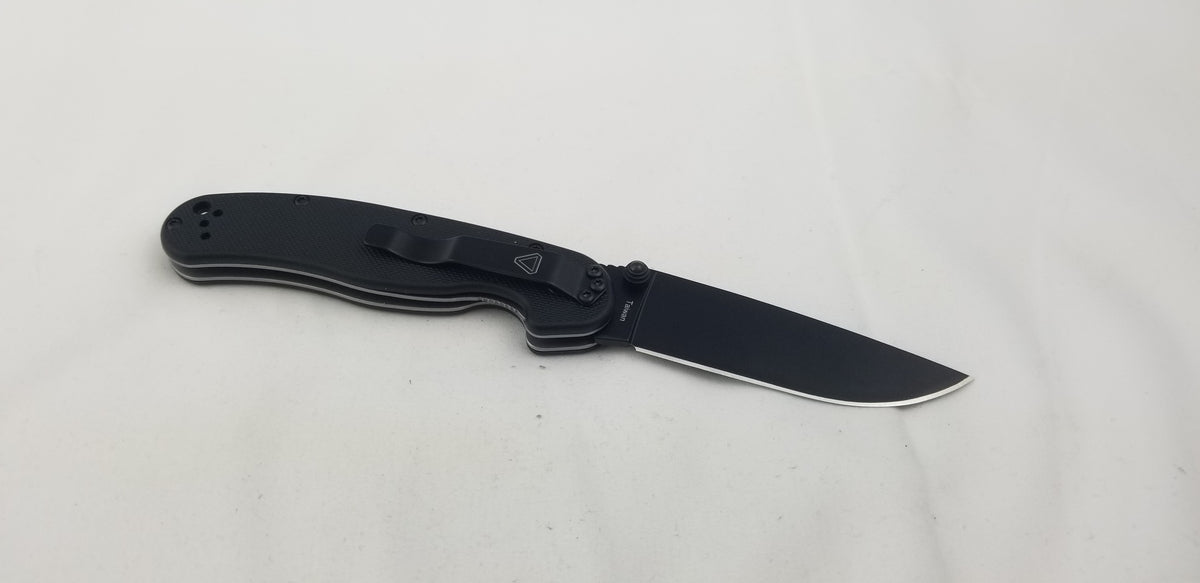 Ontario OKC RAT II Folding Black Pocket Knife - 8861 – Atlantic Knife ...
