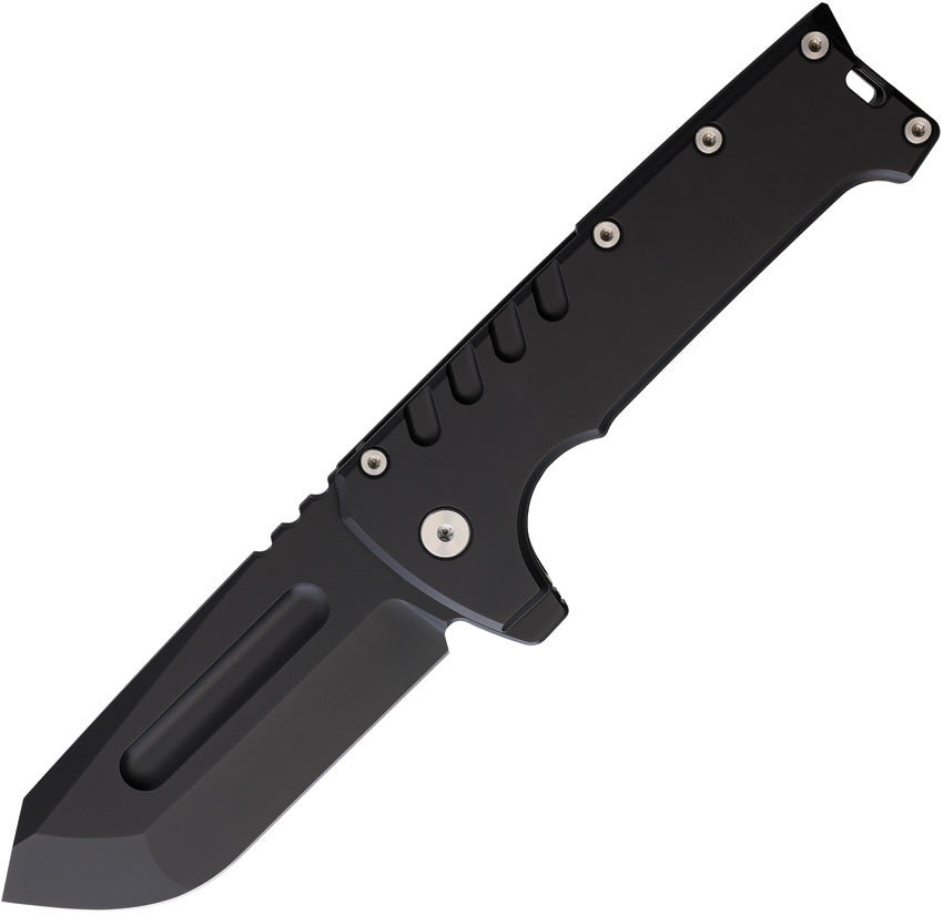 PMP Knives Grizzly Framelock Black Titanium Folding D2 Steel Pocket Kn ...