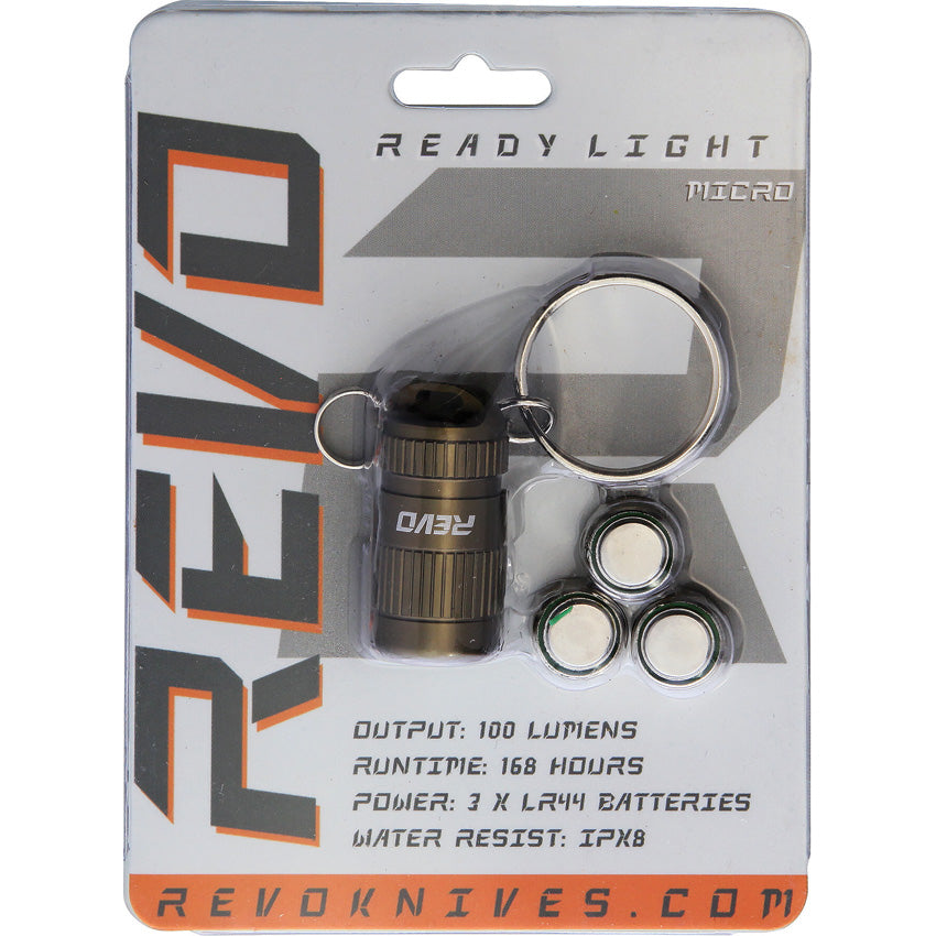 Revo Ready Light (Micro) Bronze Keychain LED Flashlight 012brz ...