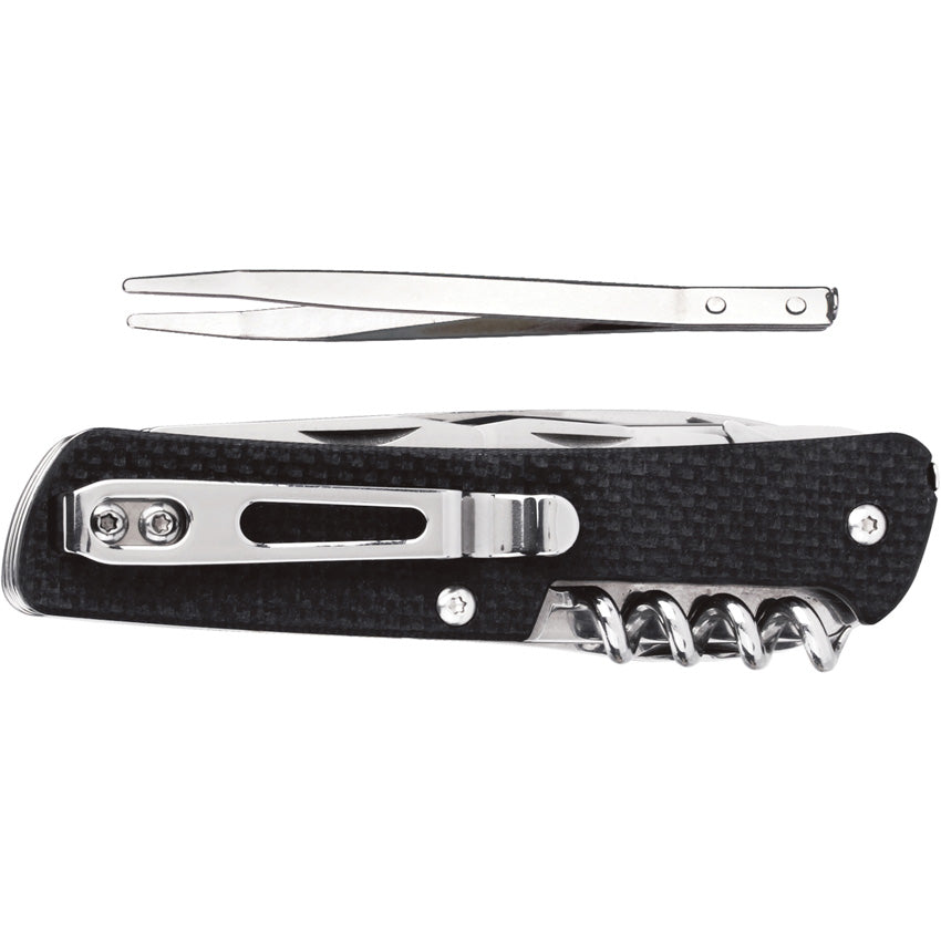 RUIKE M41 Medium Slip Joint Multi-Tool Black G10 Folding 12C27 Pocket ...