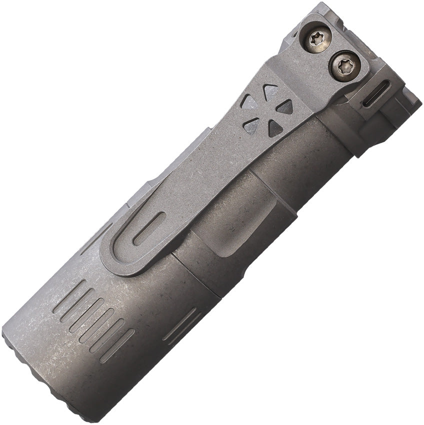 ReyLight Rook Gray Smooth Titanium Water Resistant Flashlight RKTISW ...