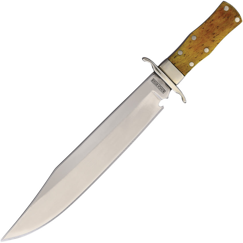 Rough Ryder Mini Spanish Notch Fixed Blade Knife Brown Bone Bowie 1903 ...
