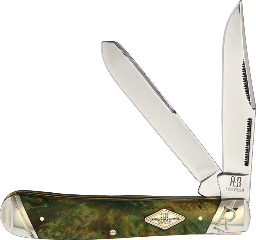 Rough Ryder Trapper Artisan Wood Folding Pocket Knife 1964 – Atlantic ...