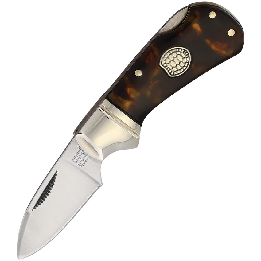 Rough Ryder Cub Folding Pocket Knife Lockback Lockback Imitation Torto ...