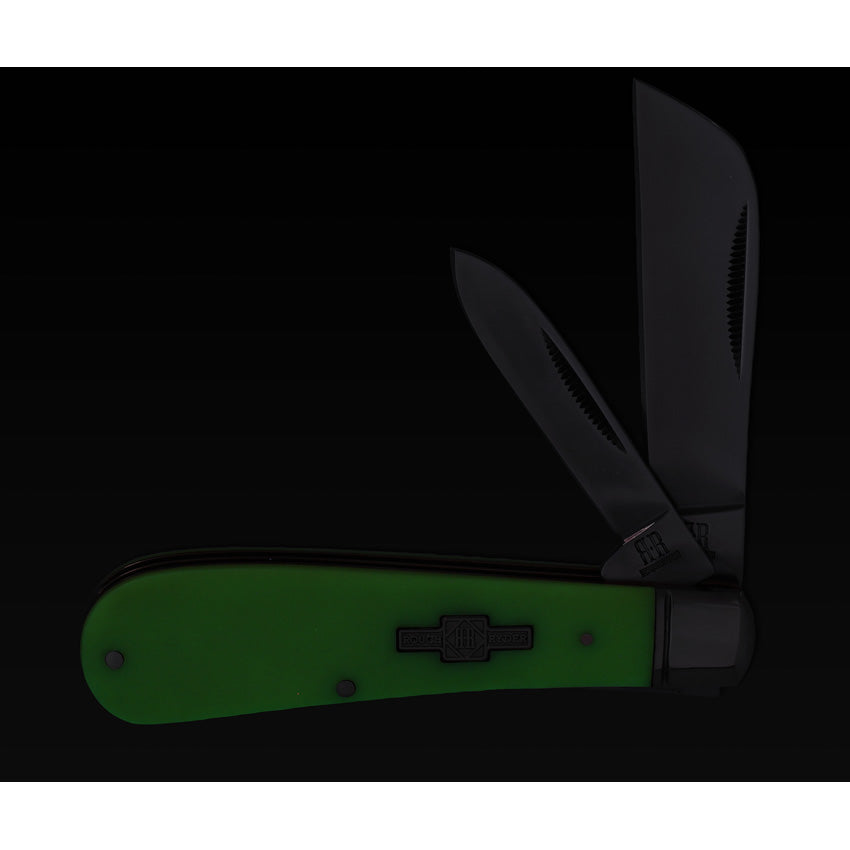 Rough Ryder Half Hawk Glow in the Dark Folding Stainless Pocket Knife ...