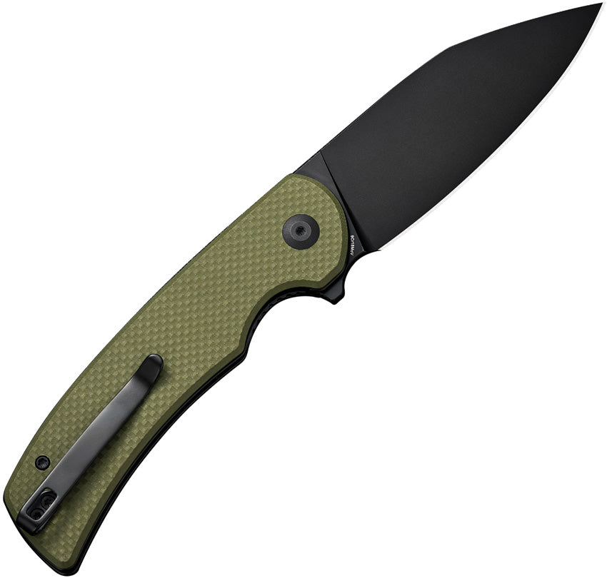 SENCUT Omniform Linerlock OD Green G10 Folding 9Cr18MoV Pocket Knife 2 ...