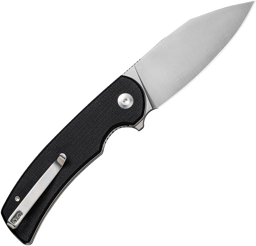 SENCUT Omniform Linerlock Black Micarta Folding 9Cr18MoV Pocket Knife ...
