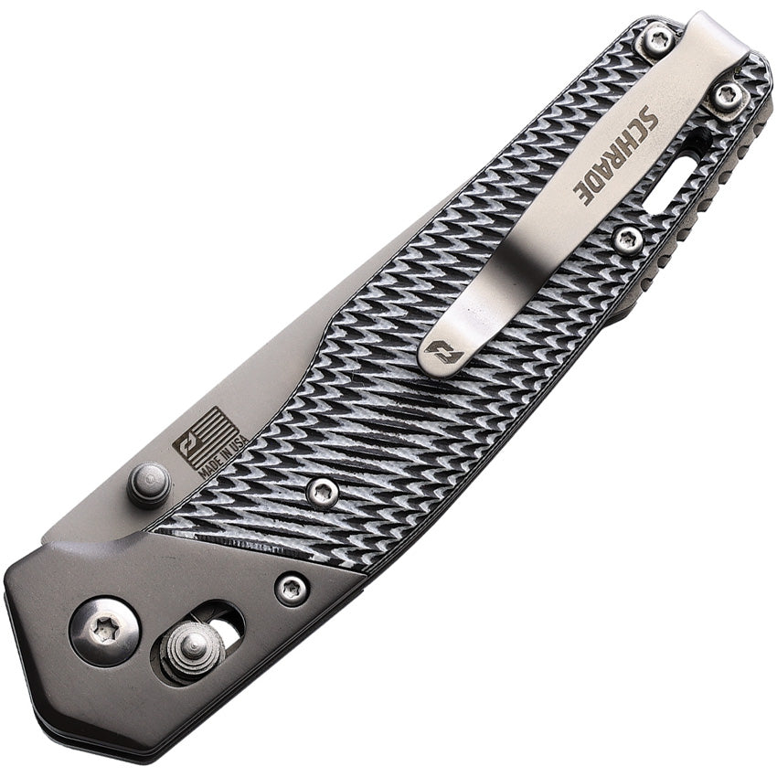 Schrade Krux Pivot Lock Black & White G10 Folding S35VN Pocket Knife 1 ...