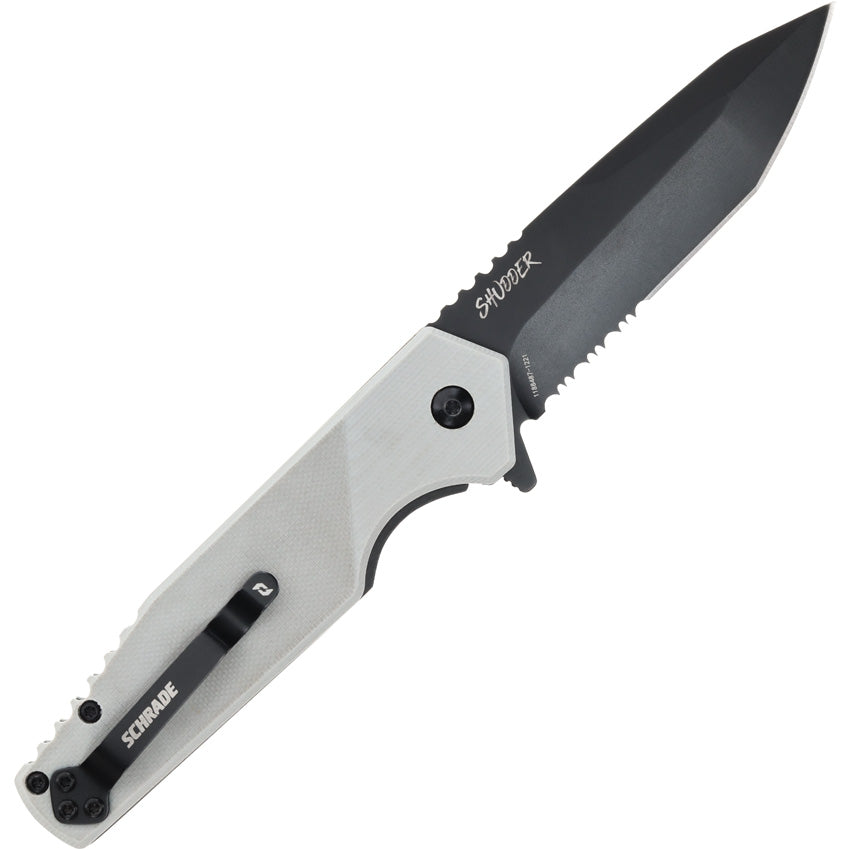 Schrade Shudder Folding Pocket Knife Linerlock A/O G10 AUS-10A Steel 1 ...