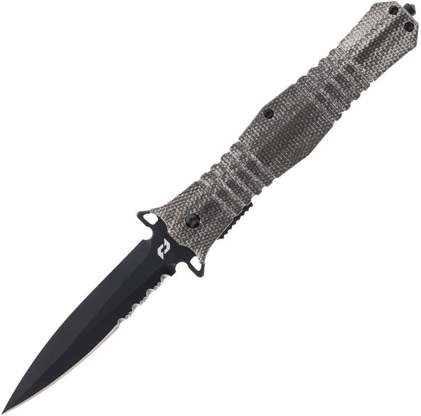Schrade Infiltrate Linerlock Black Micarta Folding D2 Steel Pocket Kni ...