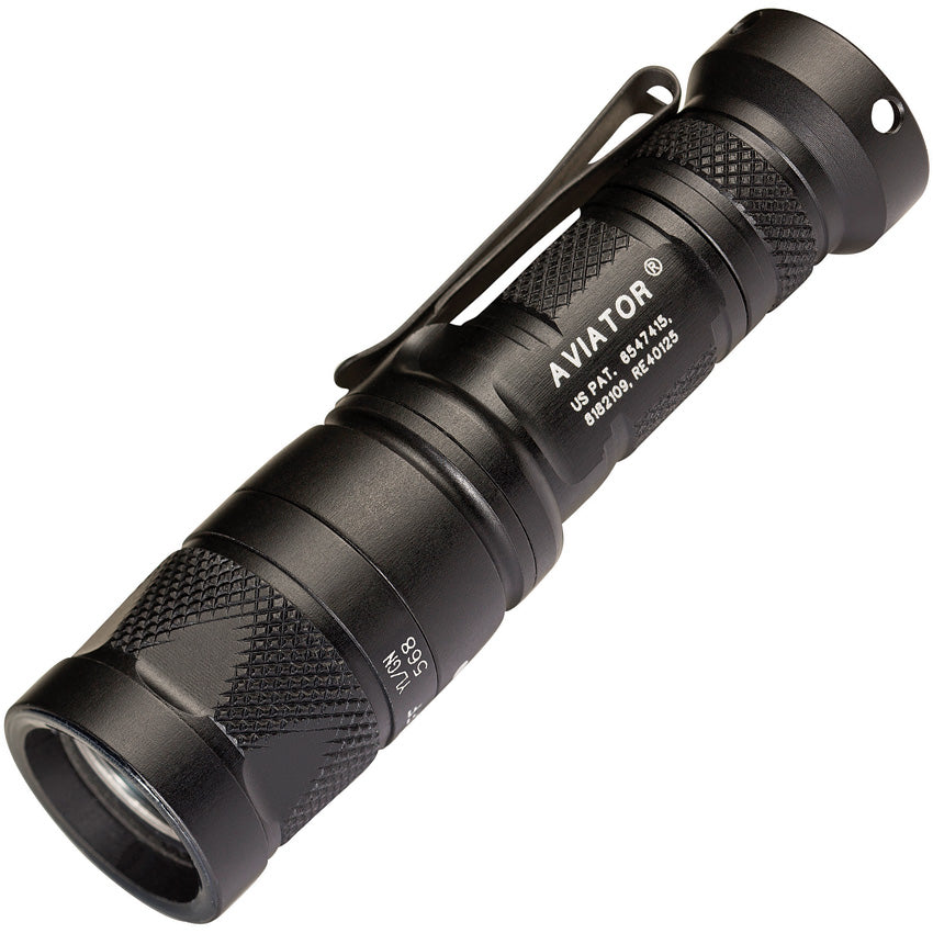SureFire Aviator Black Aluminum Water Resistant Flashlight AVIATORYG ...