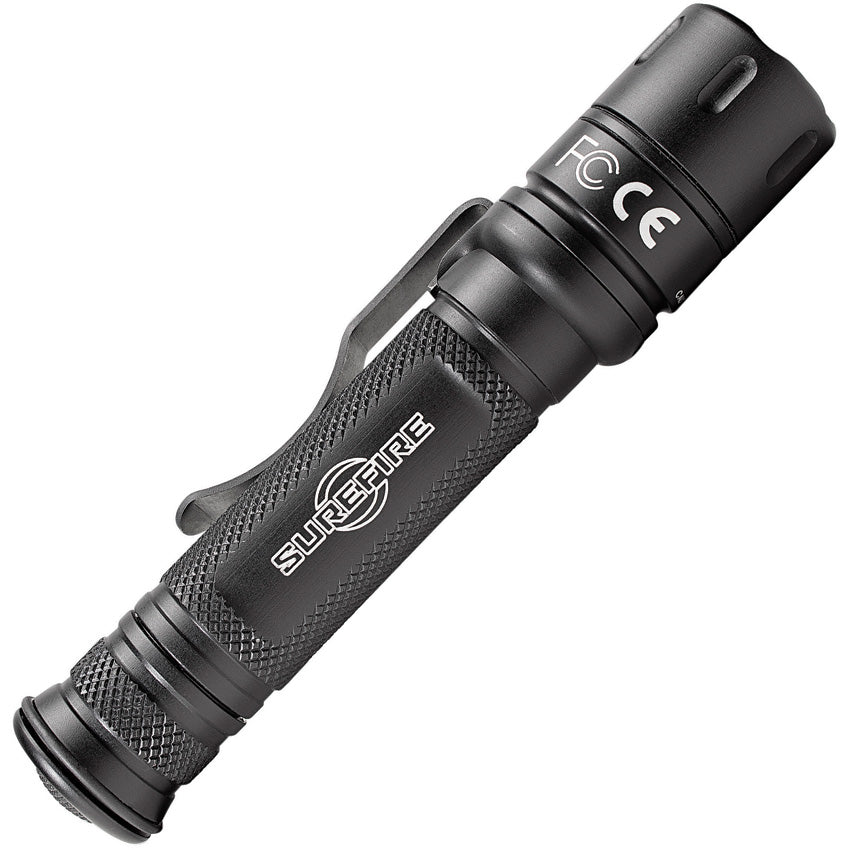 SureFire Tactician Black Aluminum 5" Water Resistant Flashlight E2TMV ...