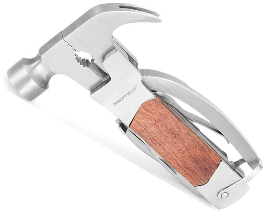 Sheffield The Hammer 14 In 1 Wood & Stainless Multi Tool 12913 ...