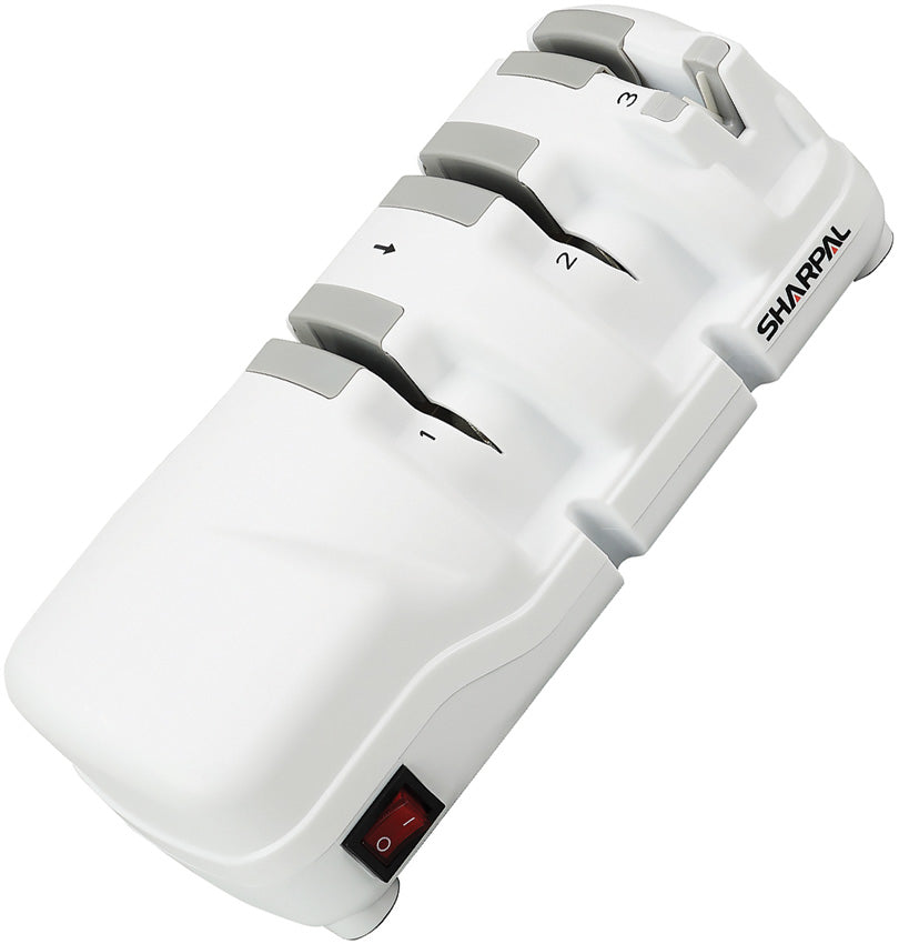 Sharpal Electric Round 3 Sloted Knife Sharpener 198H – Atlantic Knife ...
