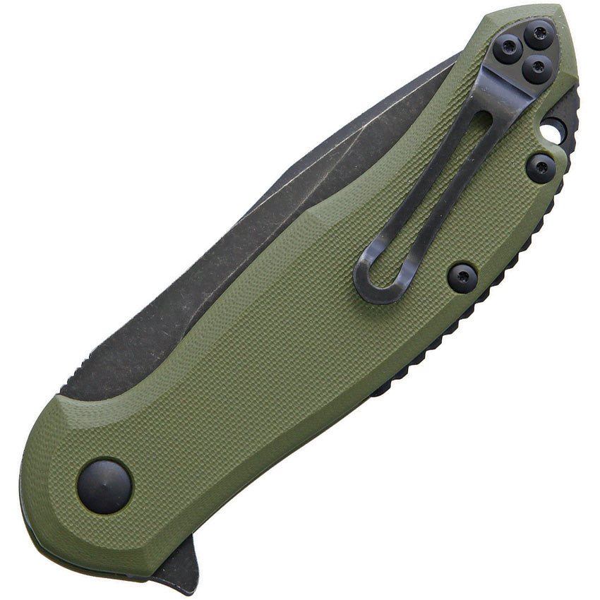 Steel Will Lanner Green G10 Linerlock Folding D2 Knife f3533 – Atlantic ...
