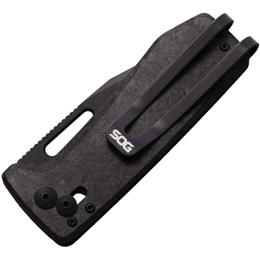Sog Ultra XR Lock Pocket Knife Blackout Carbon Fiber Folding CTS-XHP 1 ...