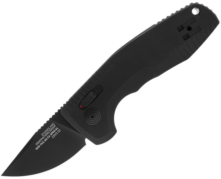 SOG Automatic Sog -Tac Au Compact Black CA Special D2 Drop Point 2" Kn ...
