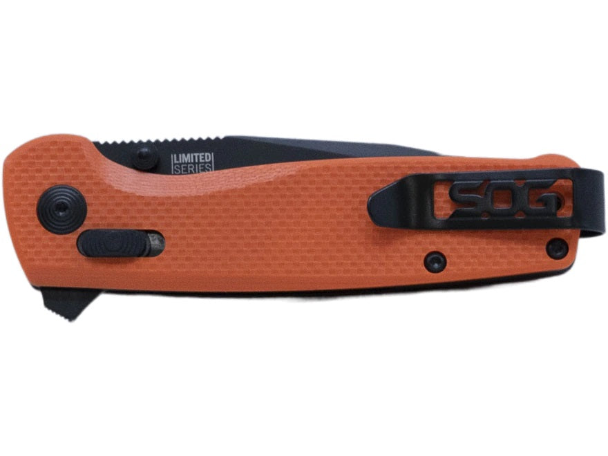 SOG Terminus XR Lock Orange D2 Folding Knife TM1030CPX – Atlantic Knife ...