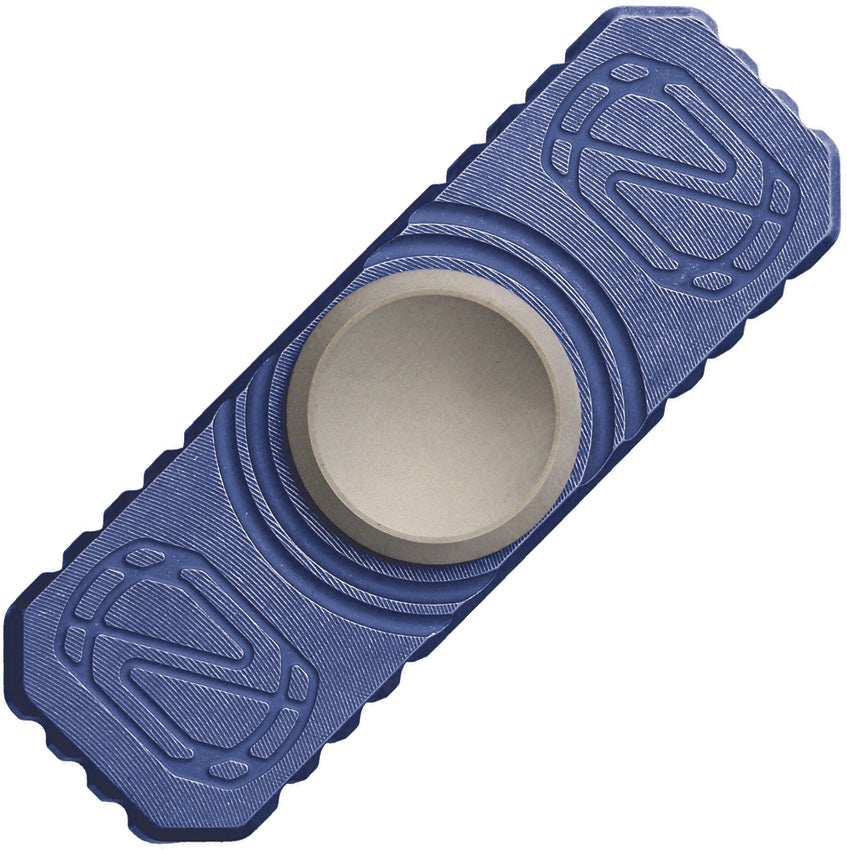 Stedemon Knives Blue Titanium Hand Spinner Top Ceramic Bearing Fidget ...