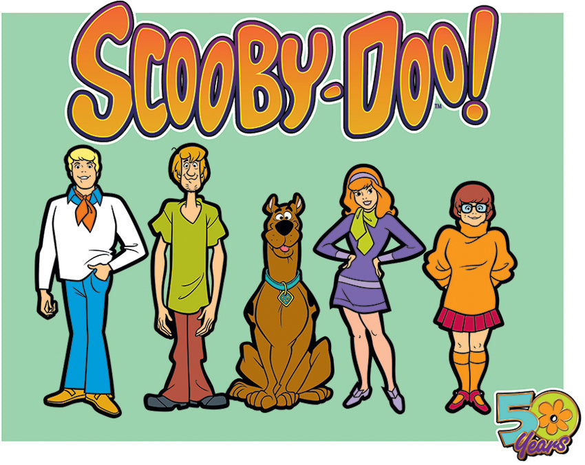 Tin Signs Scooby Doo Celebrating 50 Years Metal Sign Wall Decor 2339 ...