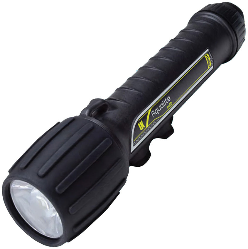 Underwater Kinetics Aqualite Max Dive Black Water Resistant Flashlight ...