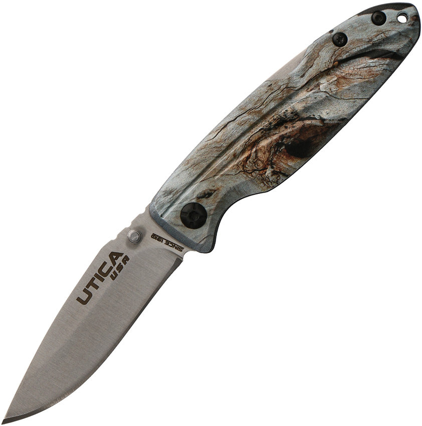 Utica Bold Lion IV Lockback Black G10 Folding 8Cr13MoV Pocket Knife 91 ...