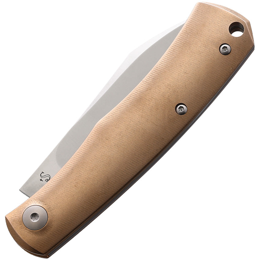 Viper Hug Folding Knife Slip Joint Bronze Sandblasted Stainless Pen Pt ...