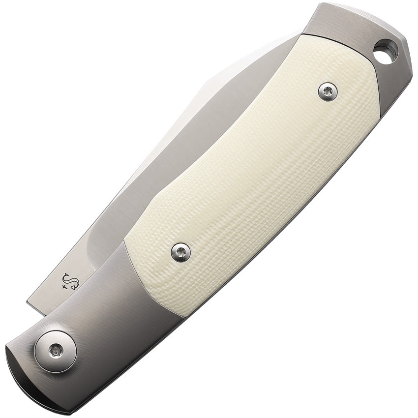 Viper Hug Ivory Titanium Slipjoint M390 Folding Knife 5994gi – Atlantic ...