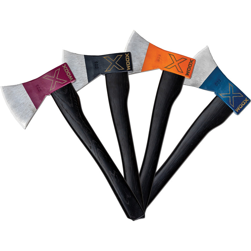 WOOX Thunderbird Multi-Colored Throwing Axe Set w/ 8 Axes A040SET ...