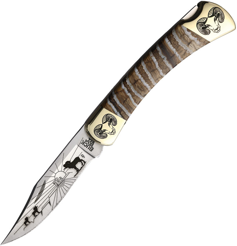 Yellowhorse Custom Buck 110 Lockback Folding 420HC Pocket Knife 433 ...