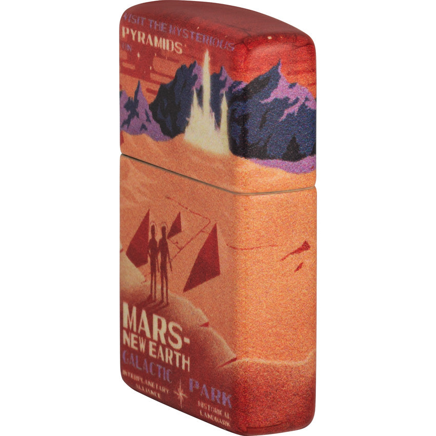 Zippo Mars Design Orange/Tan 540 Colored Water Resistant Lighter 70762 ...