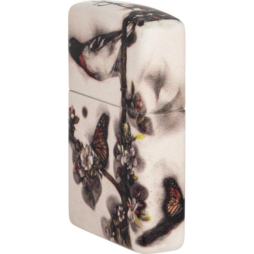 Zippo Spazuk Design White/Brown 540 Colored Water Resistant Lighter 70 ...